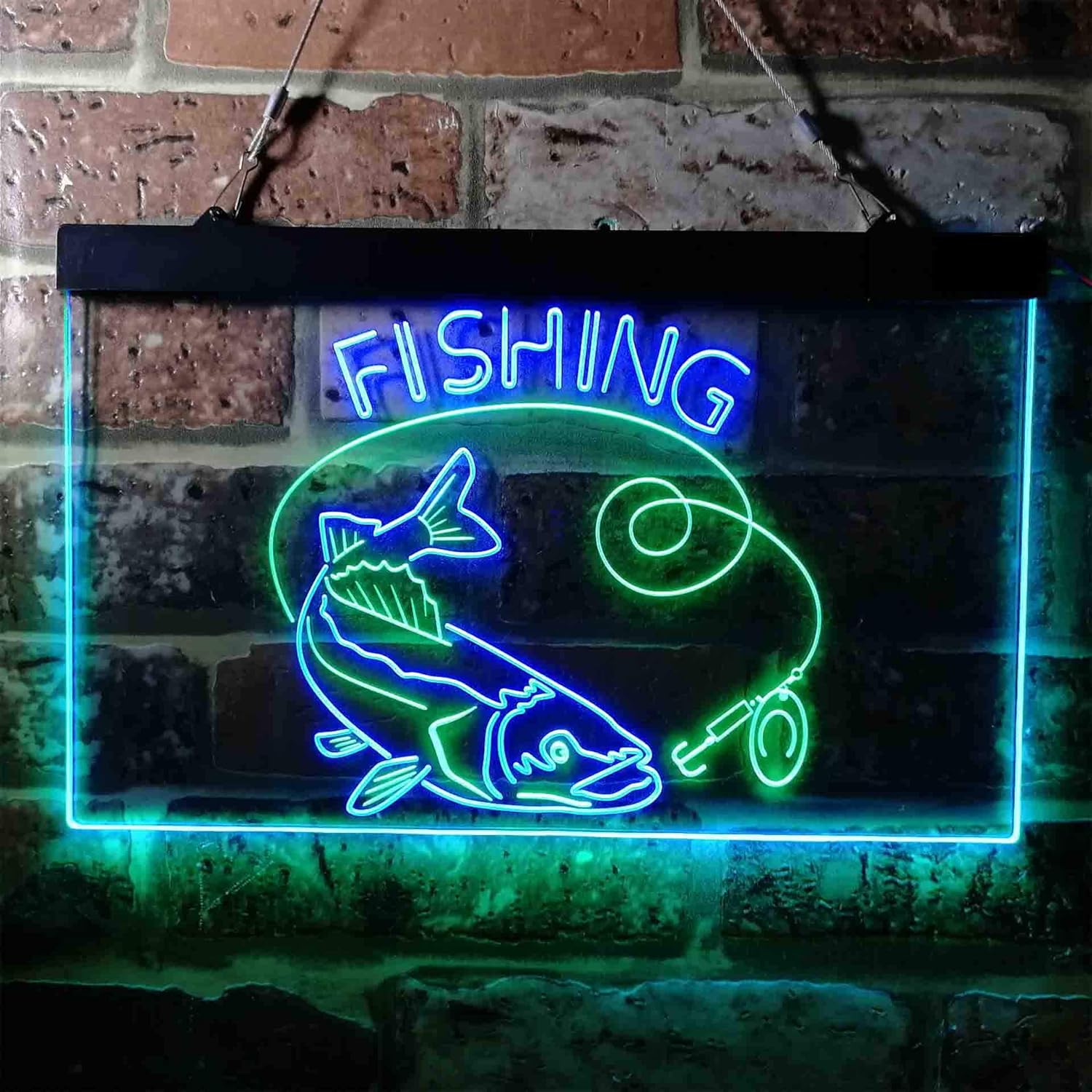 Fishing Camp Cabin LED Neon Light Sign – Way Up Gifts